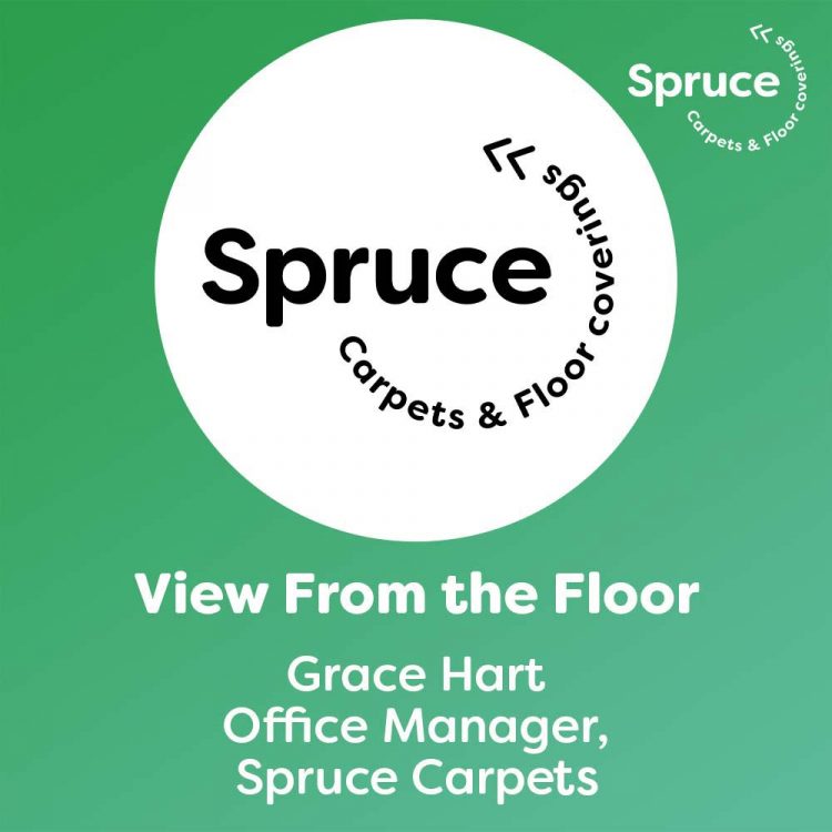 Grace Hart, Office Manager, Spruce Carpets - Spruce Carpets